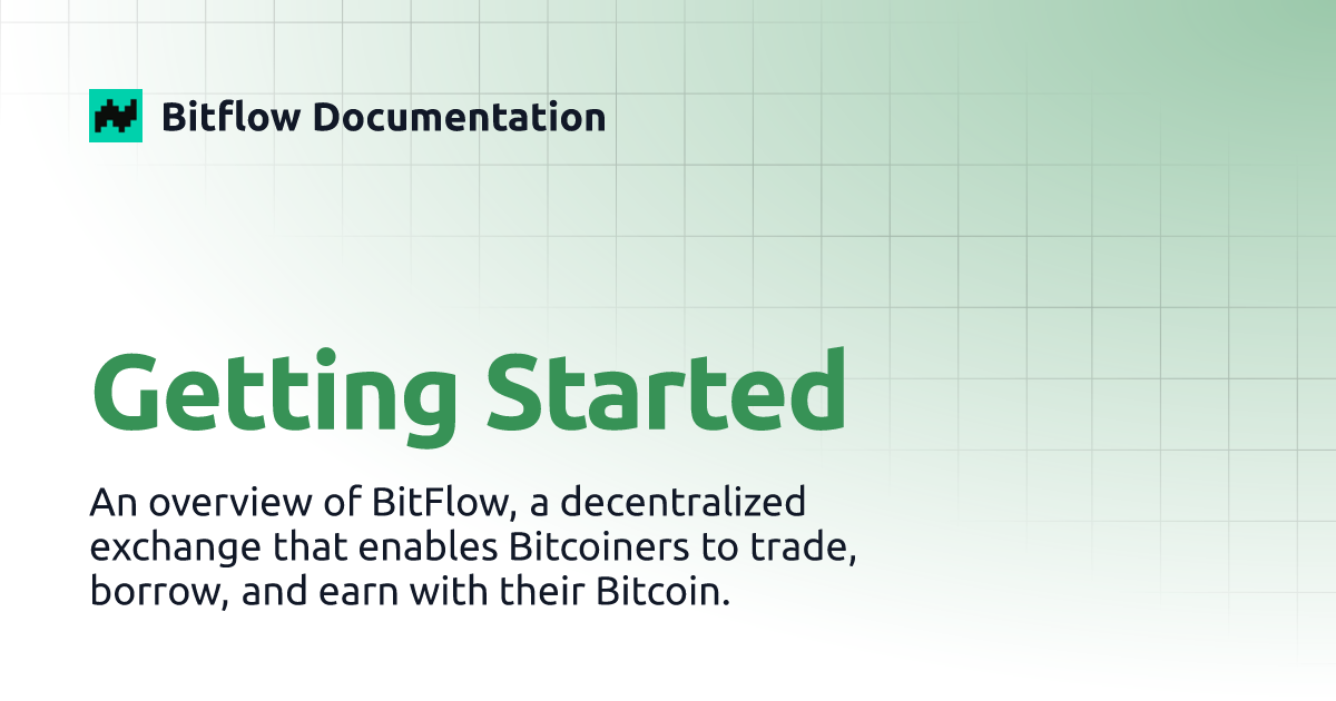 Getting Started | Bitflow Documentation Getting Started | Bitflow Documentation